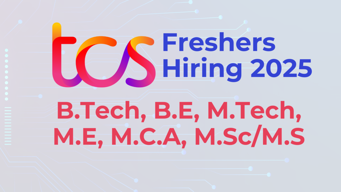 TCS Engineering Fresher Hiring 2025 – Launch Your Tech Career with TCS ...